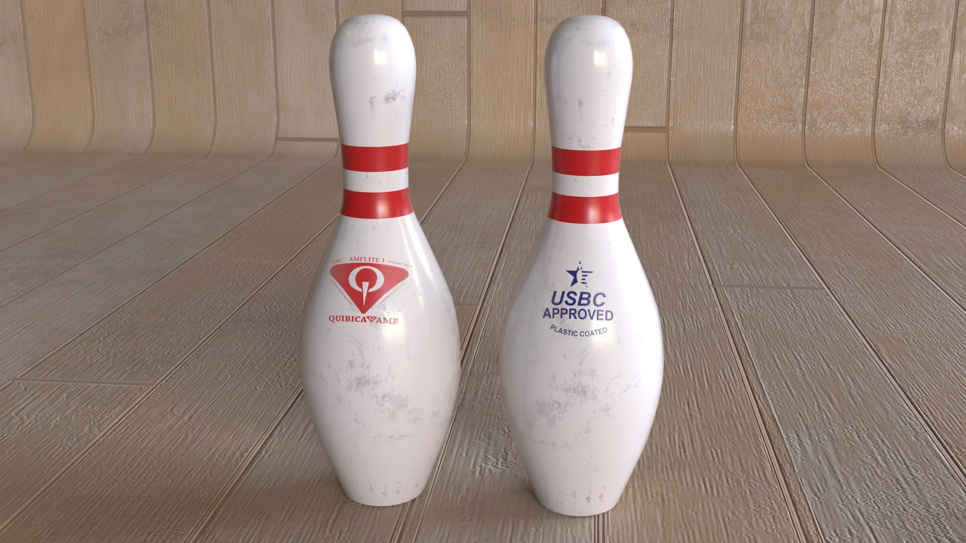 3D Model Pbr Settings Bowling Pin - TurboSquid 1455864