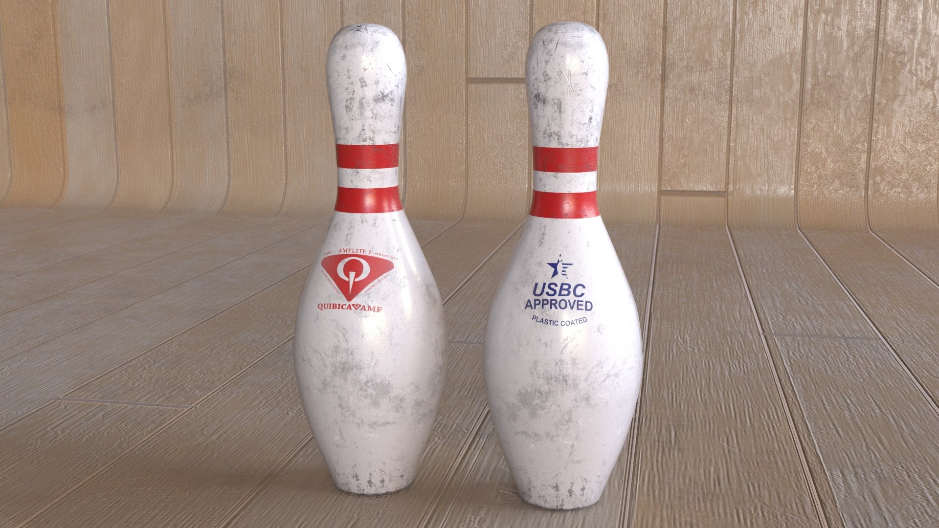 3D Model Pbr Settings Bowling Pin - TurboSquid 1455864