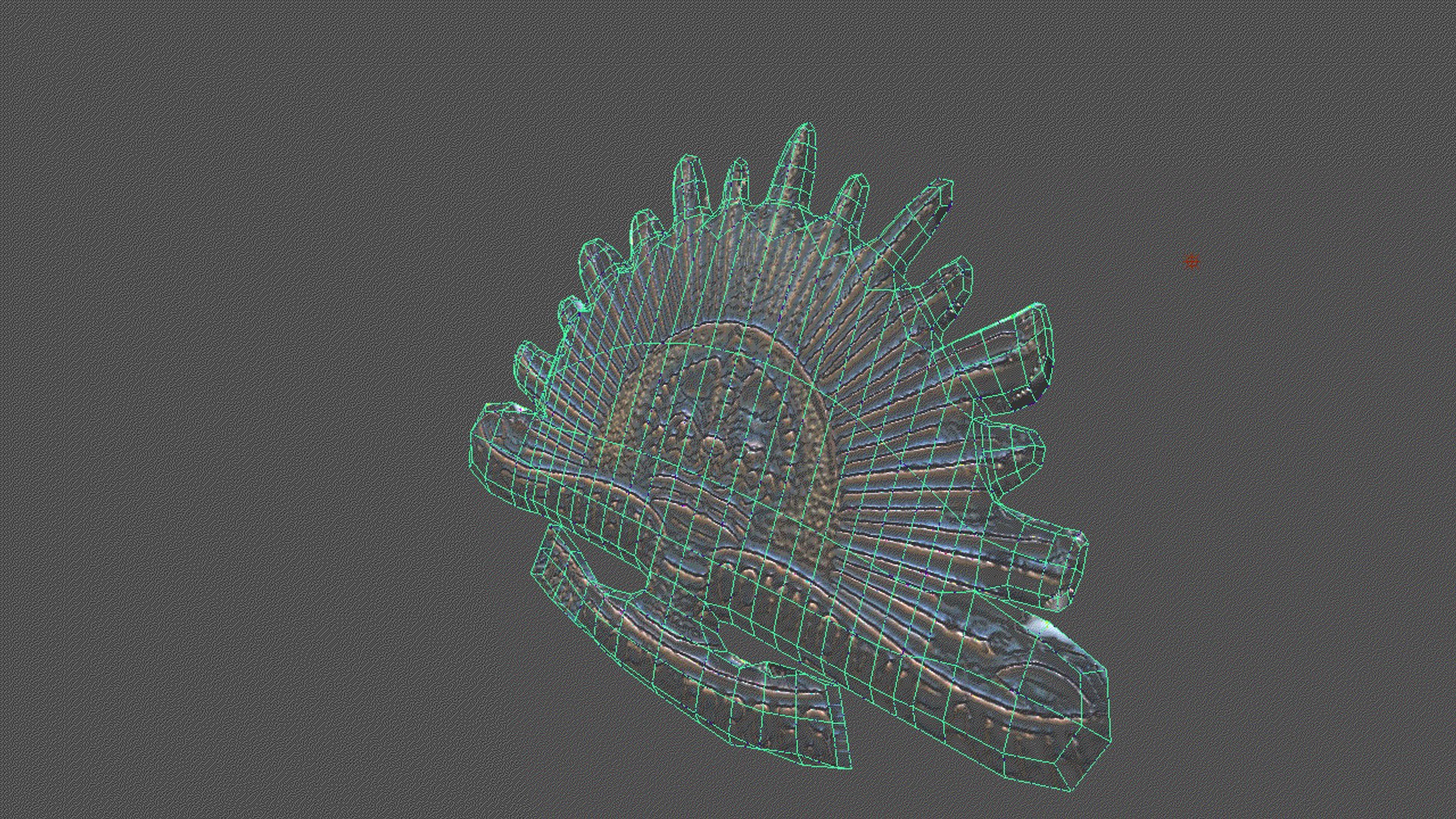 Australian Rising Sun Badge 3d Fbx