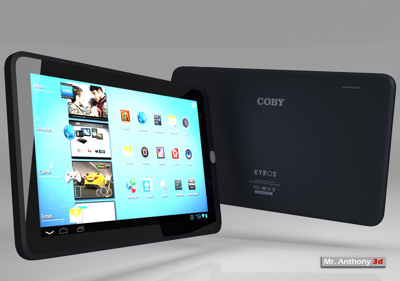 coby kyros tablet max