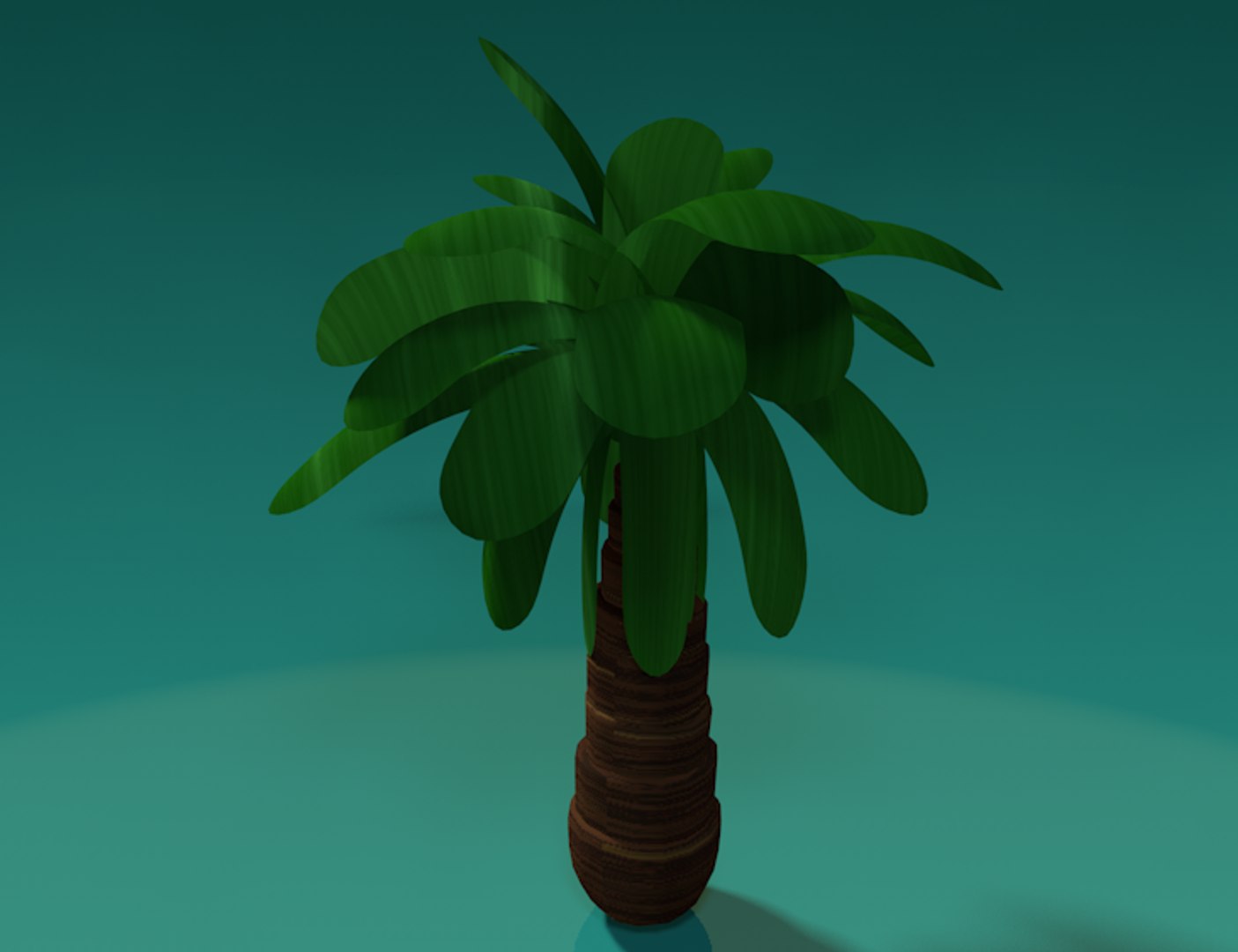 3d Model Palm Tree
