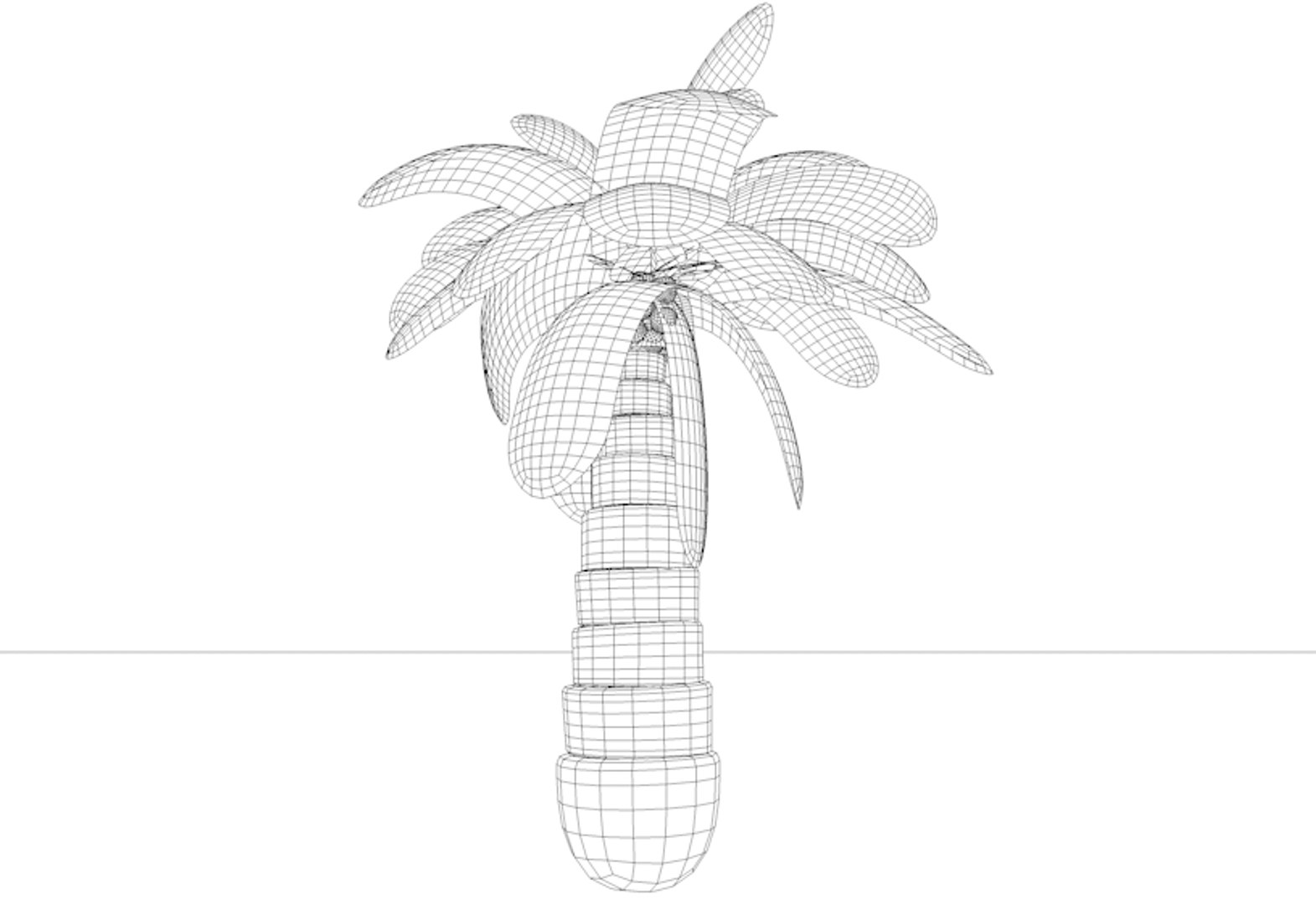 3d Model Palm Tree
