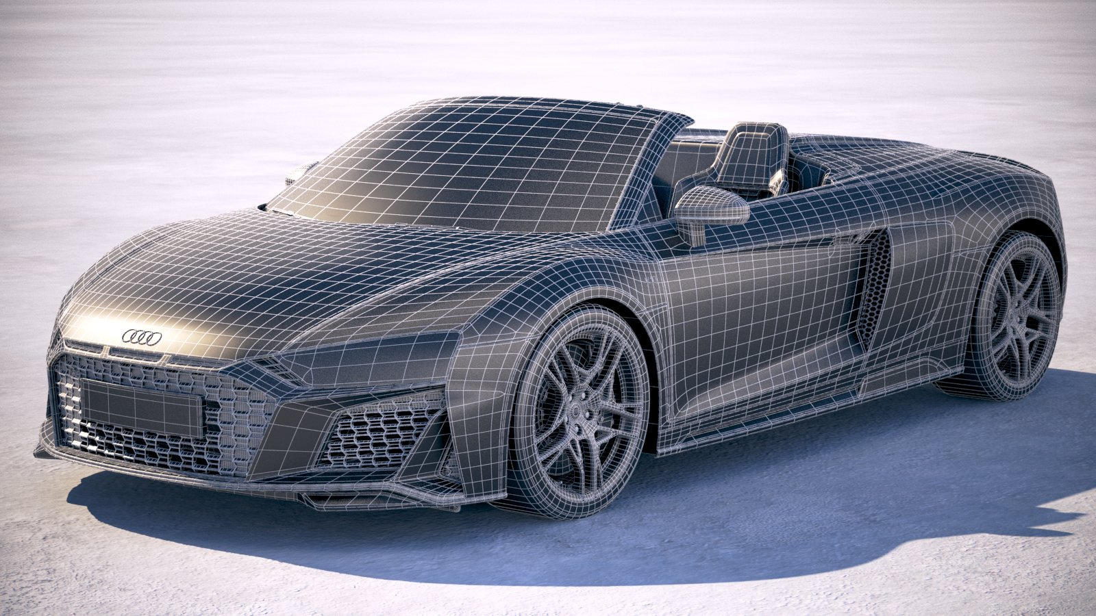 3D audi r8 2019 - TurboSquid 1352356
