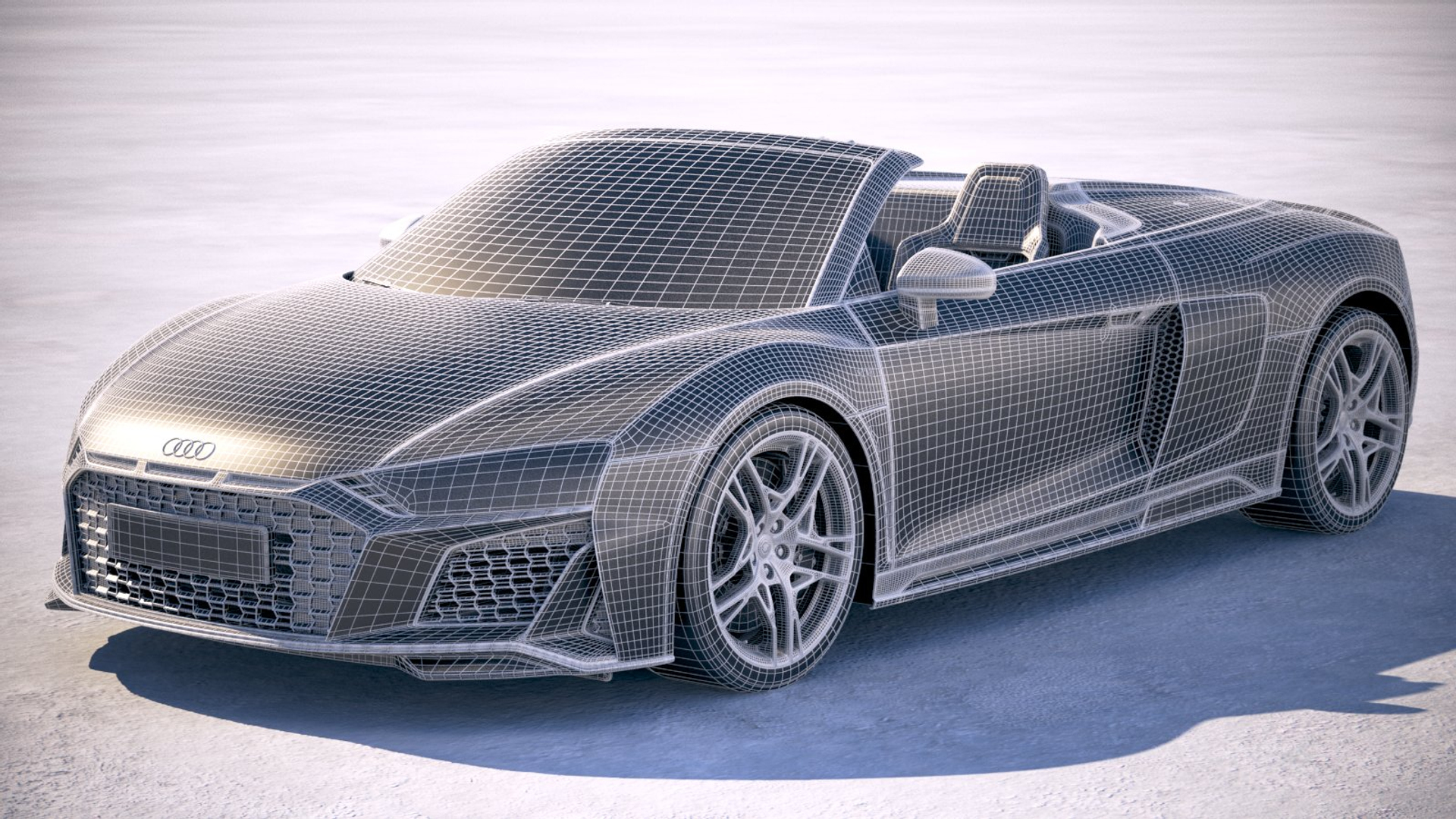 3D audi r8 2019 - TurboSquid 1352356