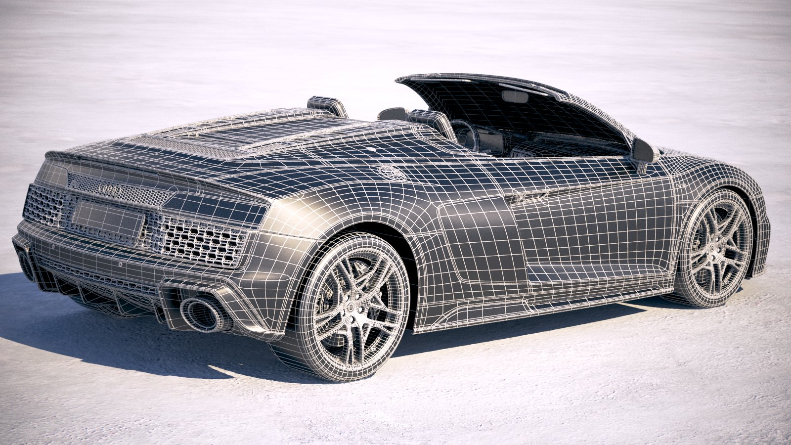 3D audi r8 2019 - TurboSquid 1352356