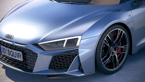 3D audi r8 2019 - TurboSquid 1352356