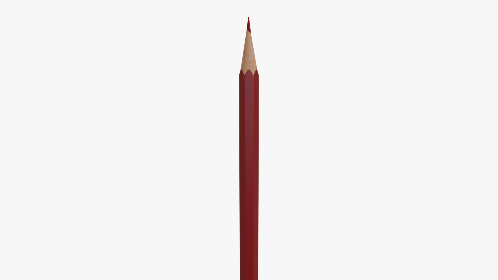 Maroon Pencil 3D Model - TurboSquid 2249201