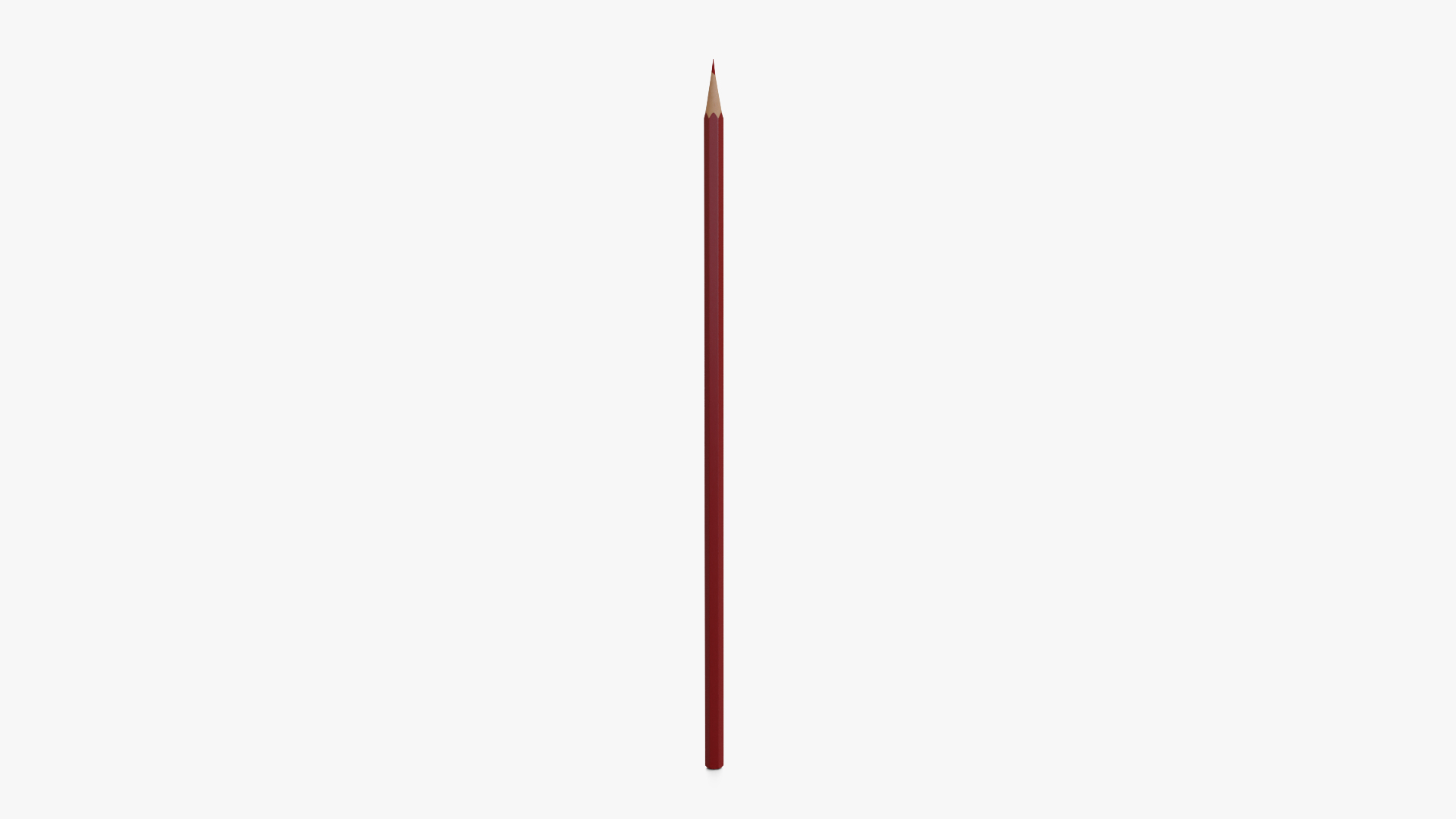 Maroon Pencil 3D Model - TurboSquid 2249201