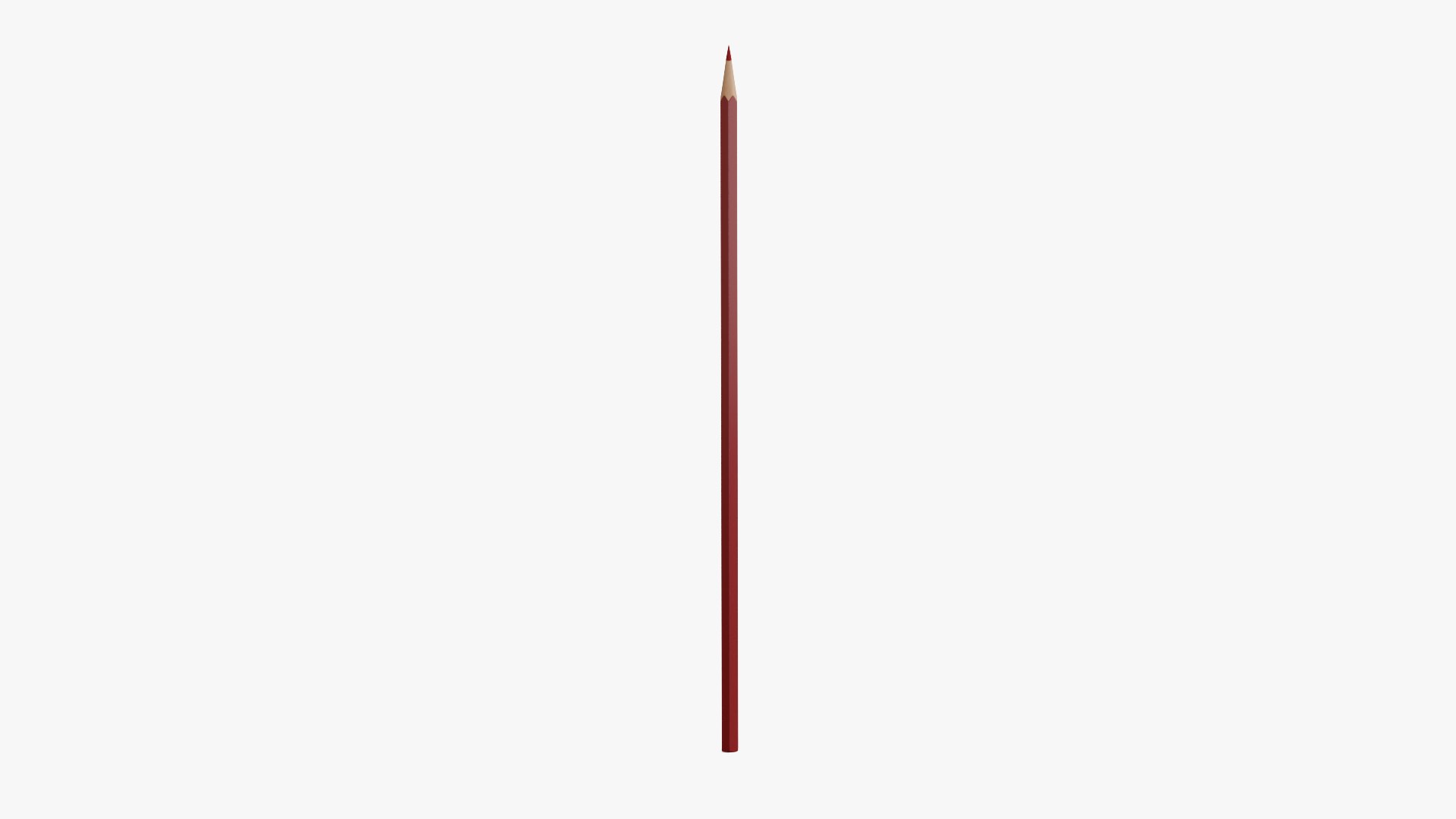 Maroon Pencil 3D Model - TurboSquid 2249201