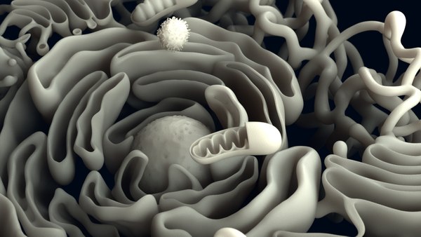 Cell reticulum endoplasmic 3D model - TurboSquid 1354436