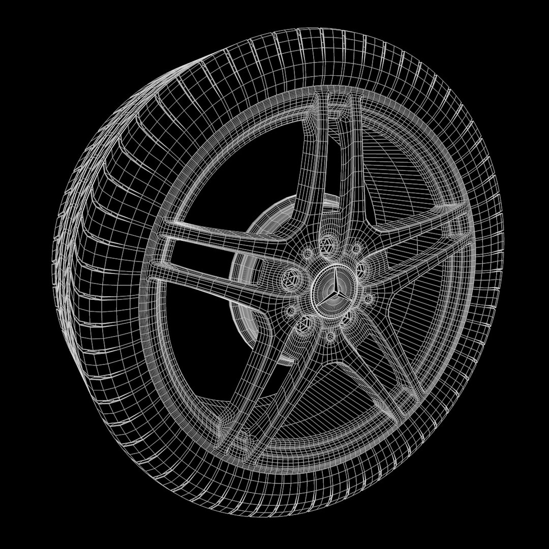 3d Mercedes-benz Wheel