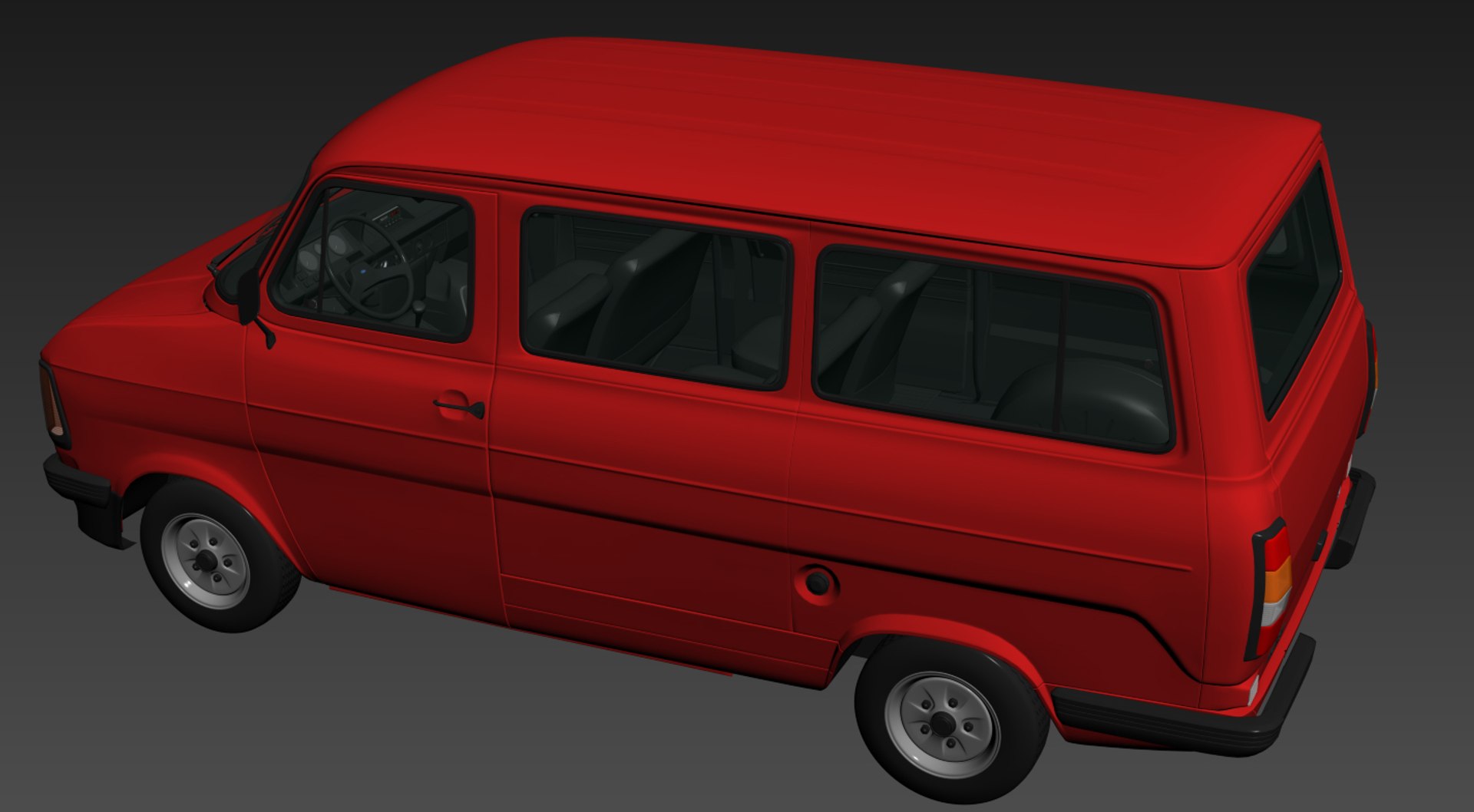 Ford Transit Mk2 80s 3D Model - TurboSquid 2179681