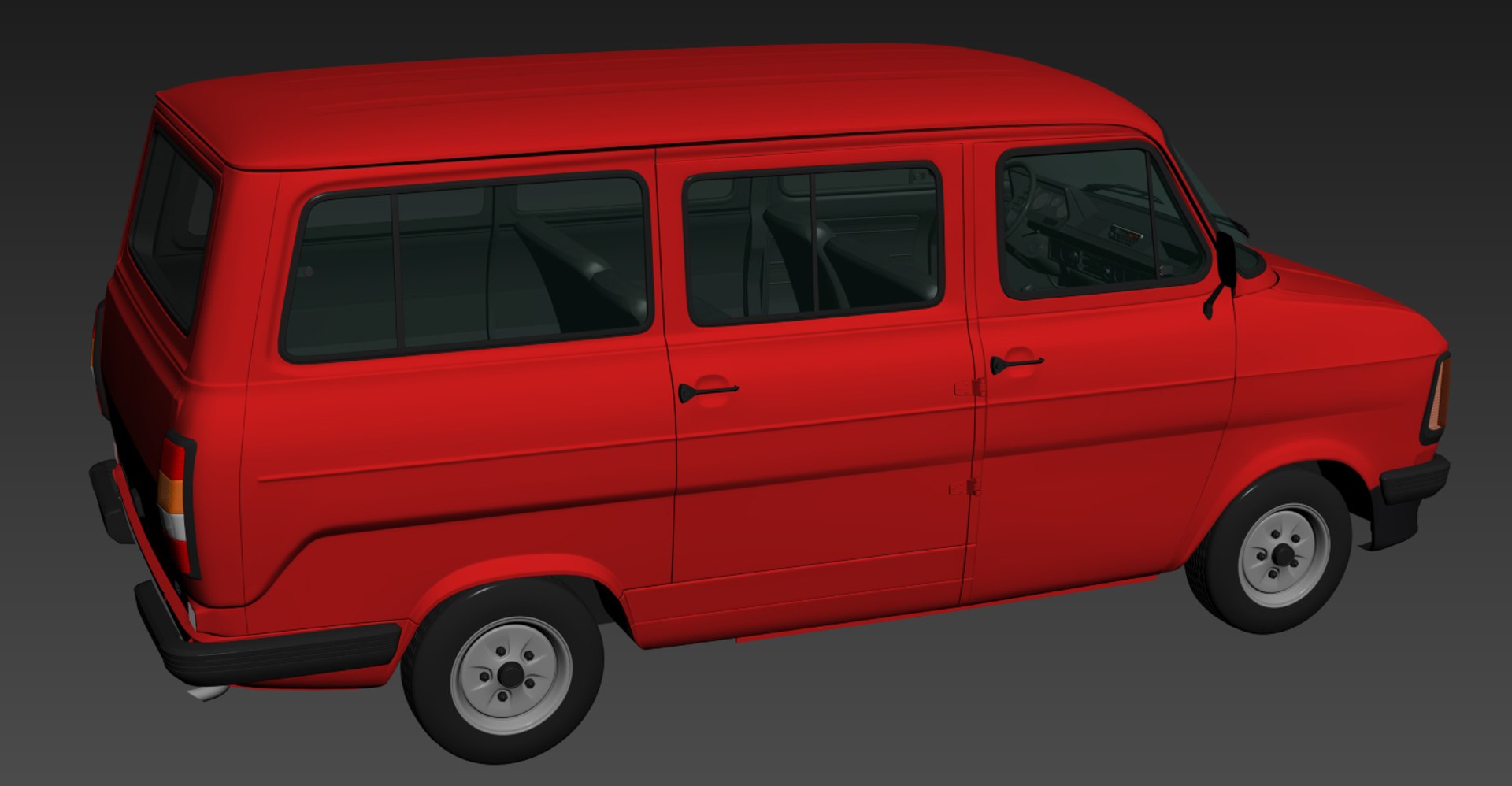 Ford Transit Mk2 80s 3D Model - TurboSquid 2179681