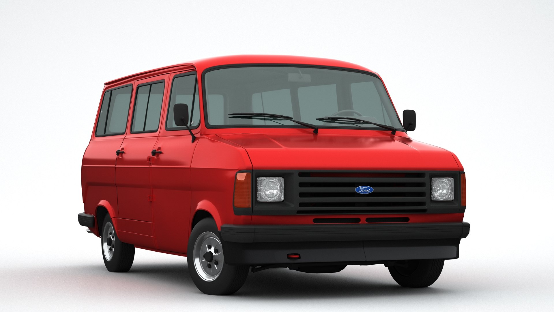 Ford Transit Mk2 80s 3D Model - TurboSquid 2179681