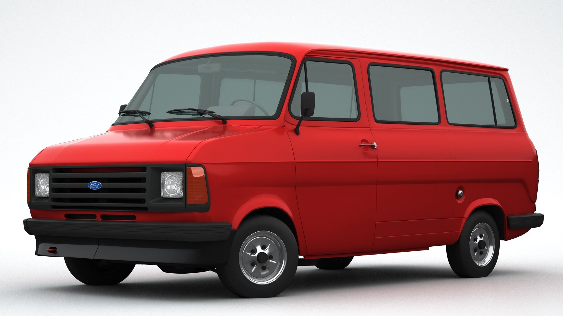 Ford Transit Mk2 80s 3D Model - TurboSquid 2179681