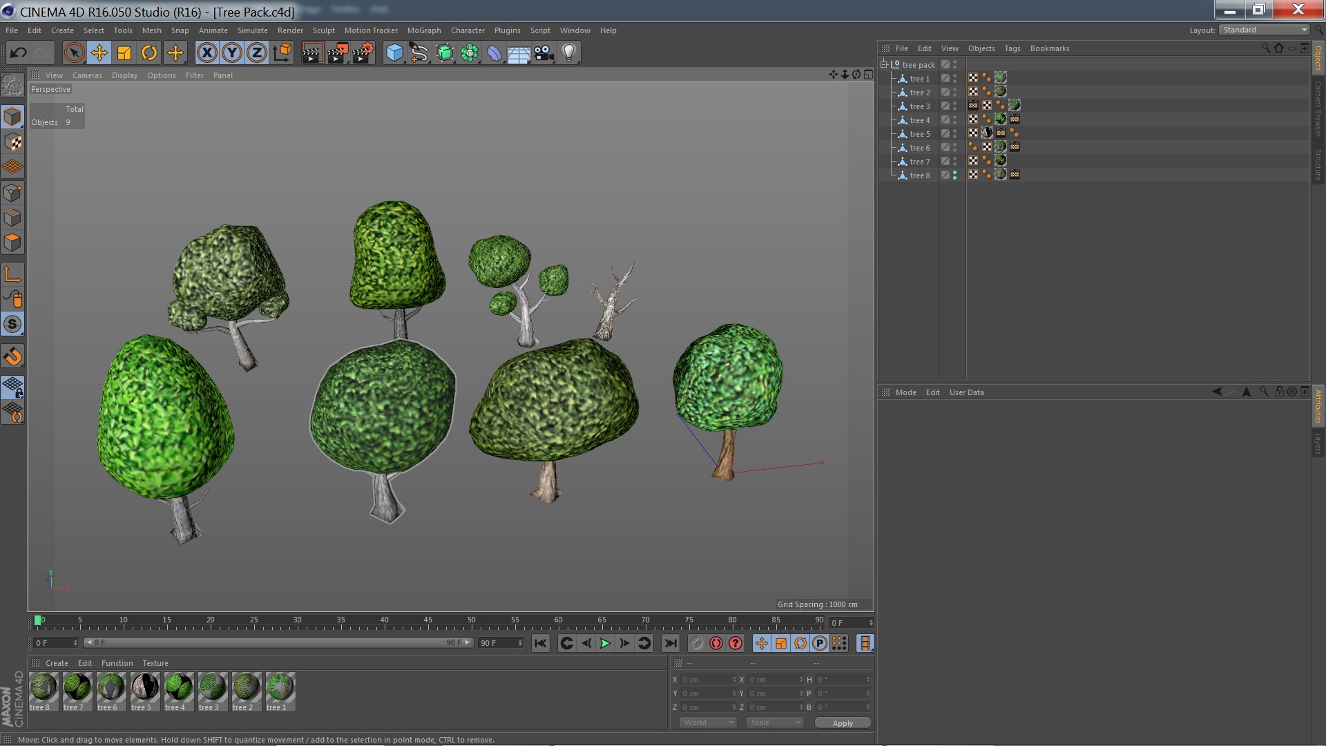 3D Tree Pack Model - TurboSquid 1309653