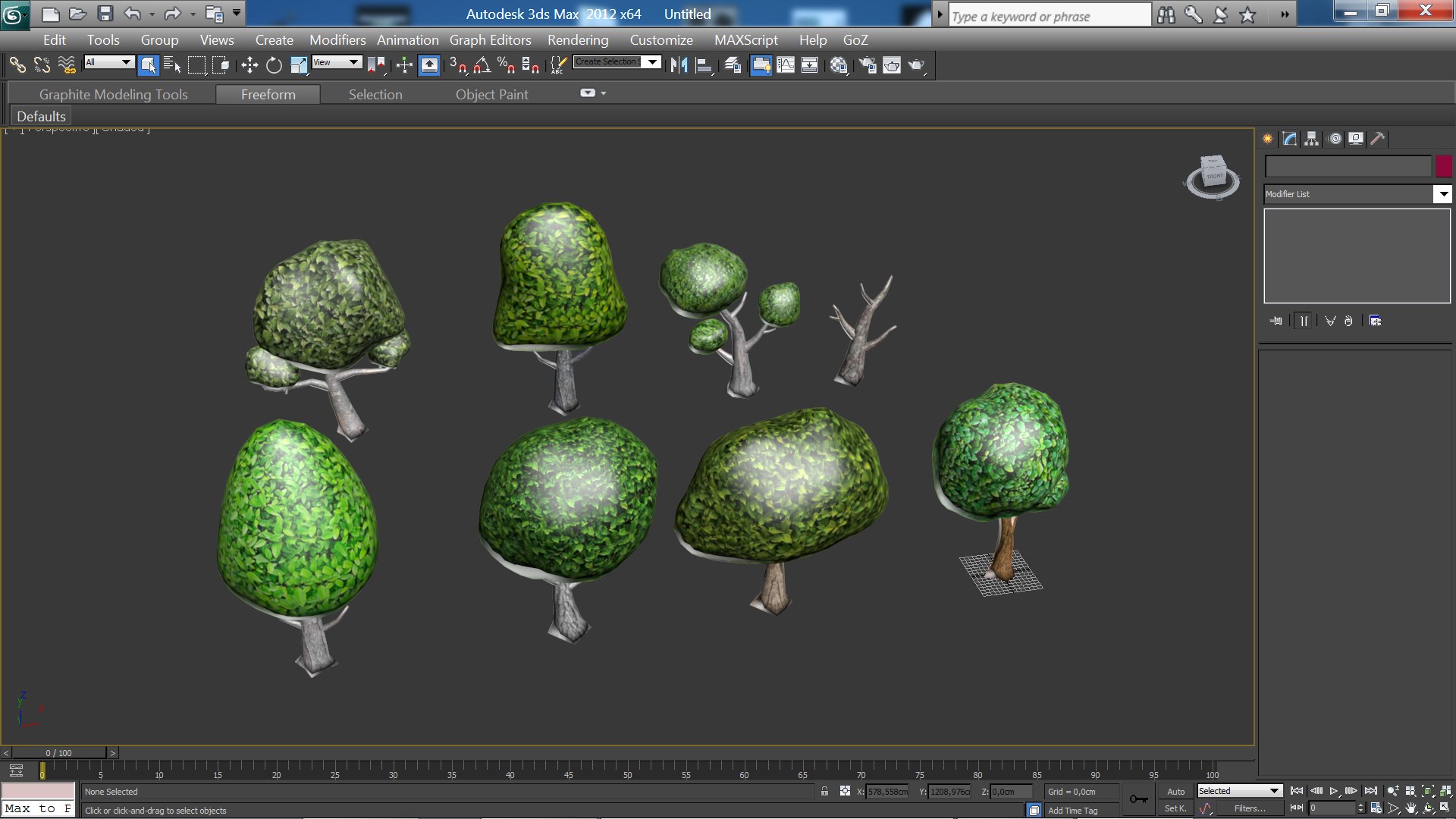 3D Tree Pack Model - TurboSquid 1309653