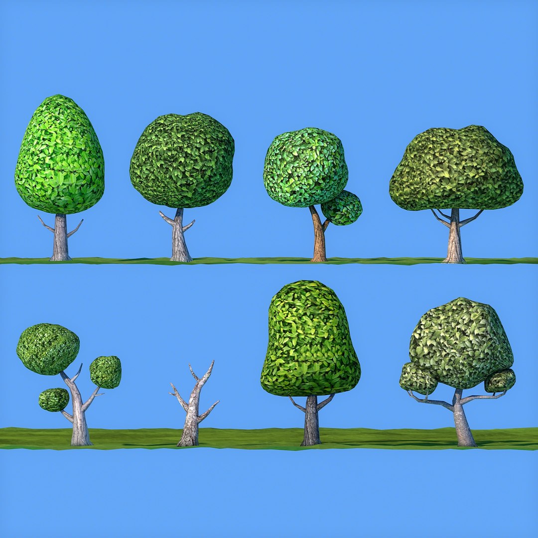 3D Tree Pack Model - TurboSquid 1309653