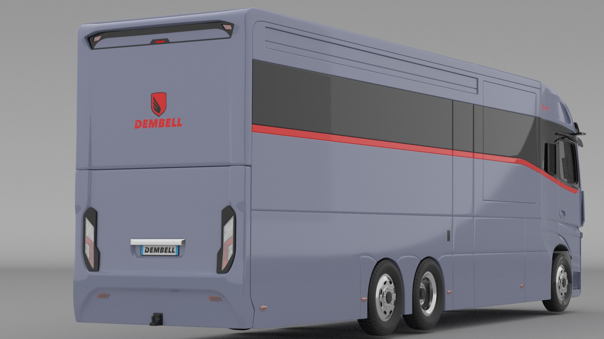 Dembell Motorhome Model M Grey-Blue Color Class A Mercedes-Benz Actros ...