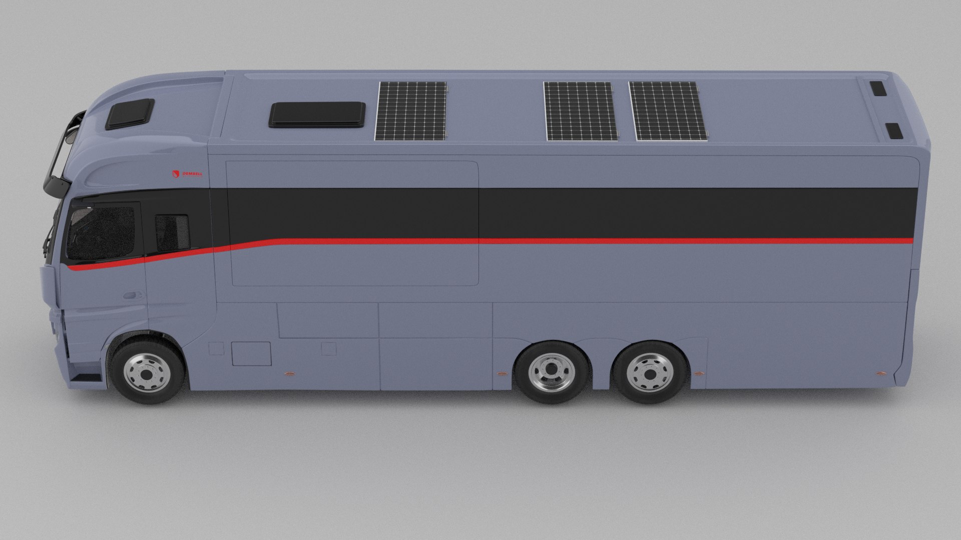 Dembell Motorhome Model M Grey-Blue Color Class A Mercedes-Benz Actros ...