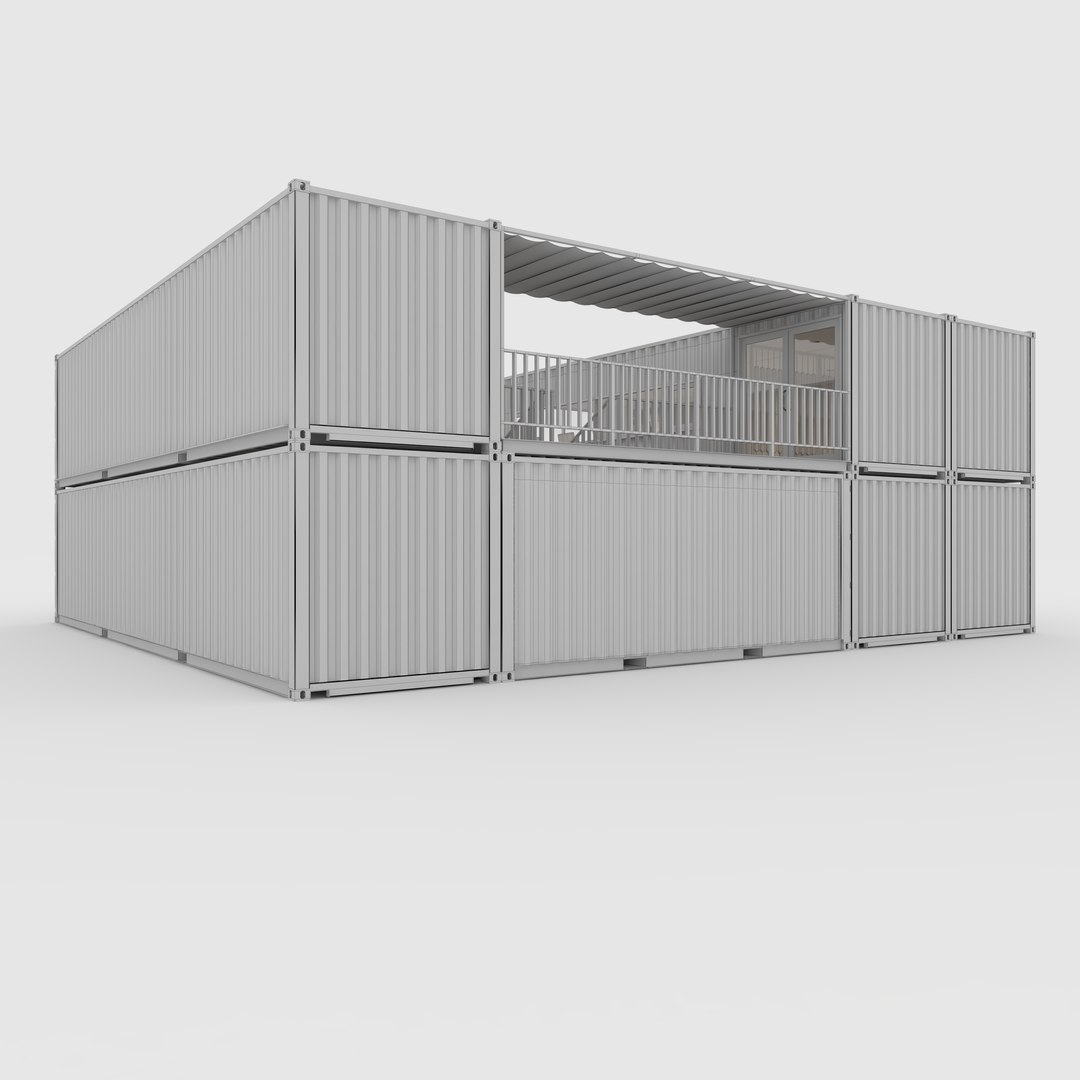 Container Office 1 3D - TurboSquid 2107546