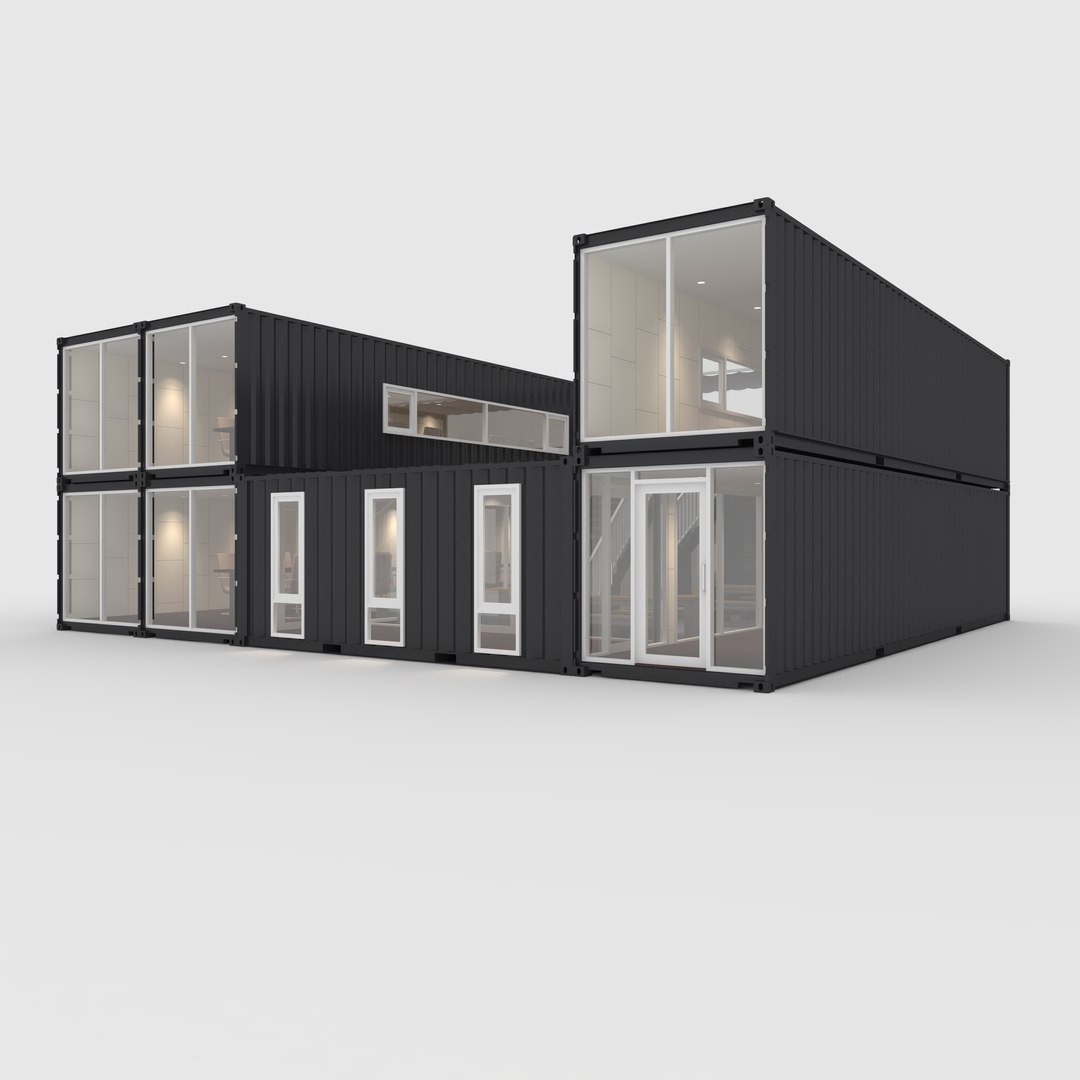 Container Office 1 3D - TurboSquid 2107546
