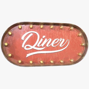 Diner Sign 3D Models for Download | TurboSquid