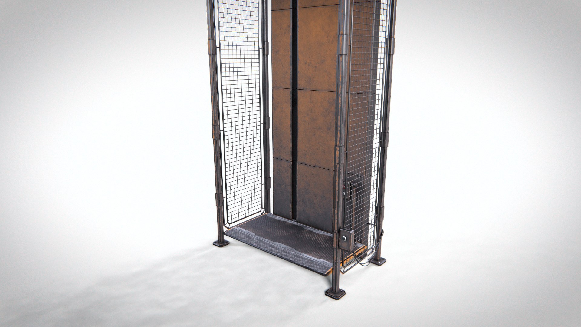 Industrial Elevator PBR 3D Model - TurboSquid 2404026