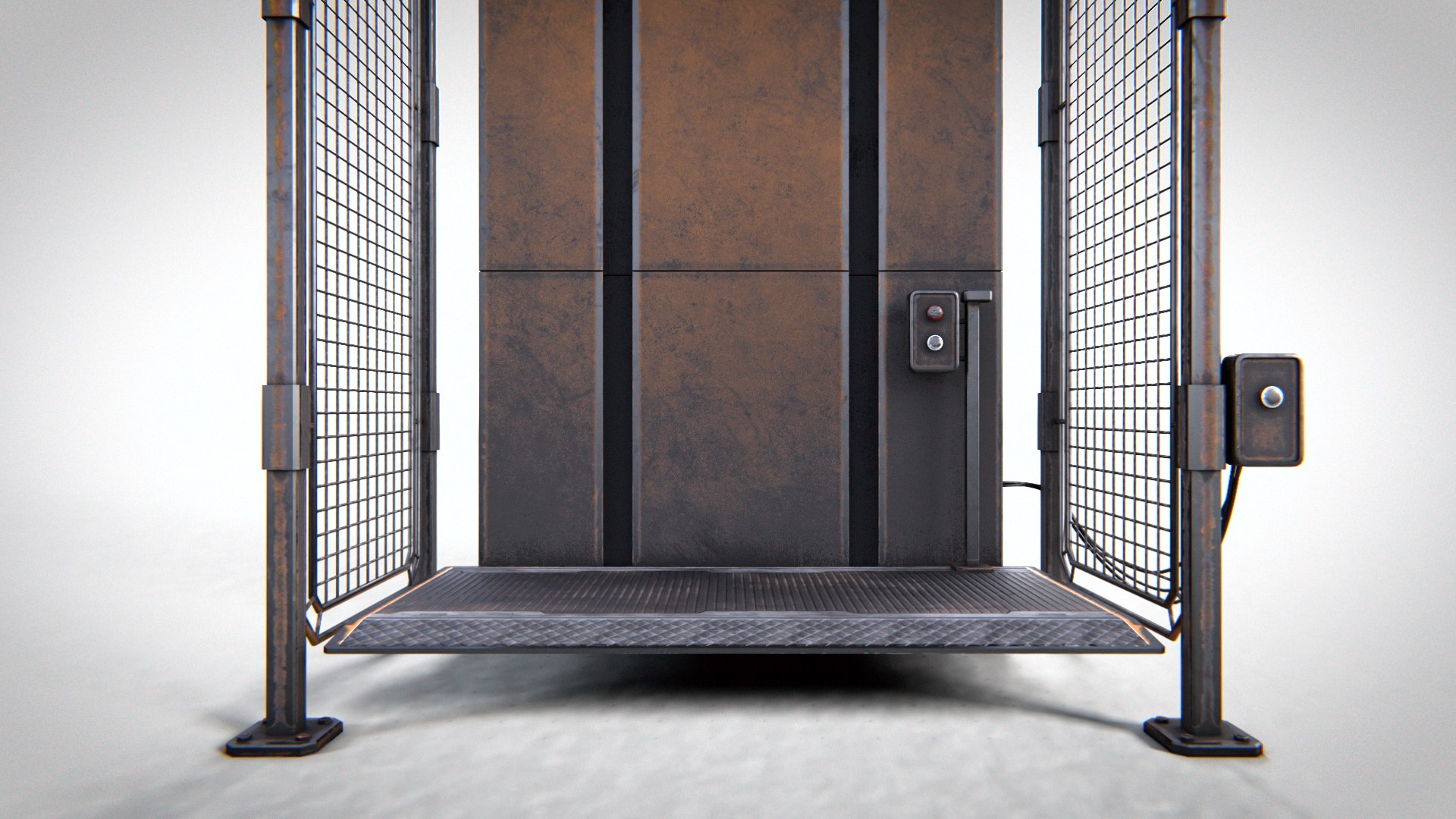 Industrial Elevator PBR 3D Model - TurboSquid 2404026