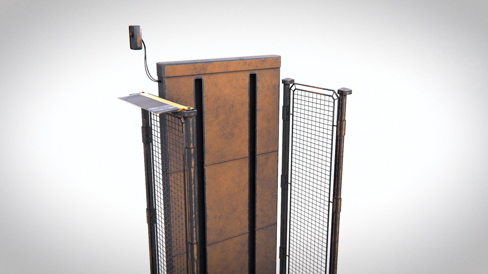 Industrial Elevator PBR 3D Model - TurboSquid 2404026