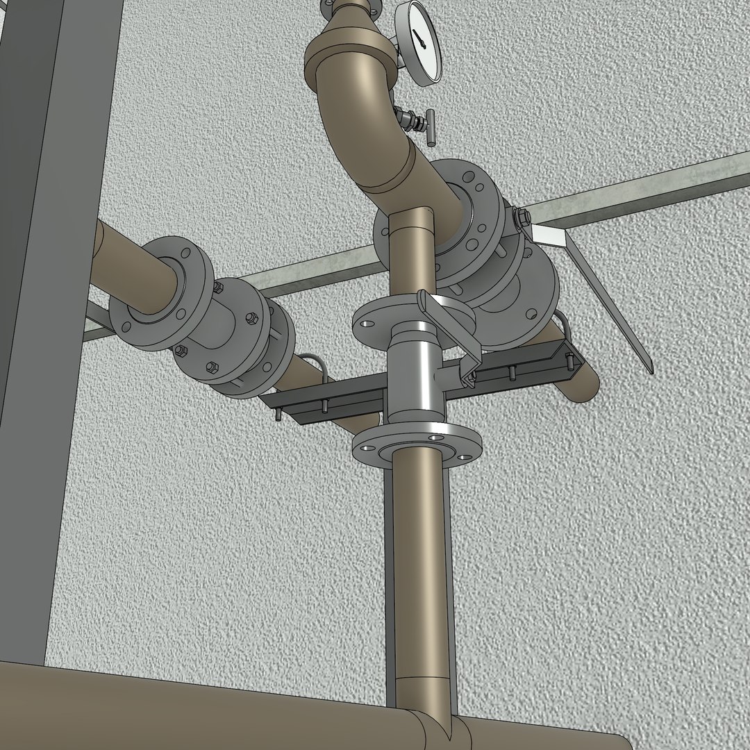 Oilfield Technological Block 3D - TurboSquid 2160625