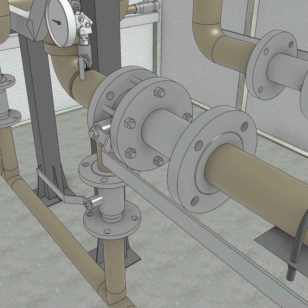 Oilfield Technological Block 3D - TurboSquid 2160625