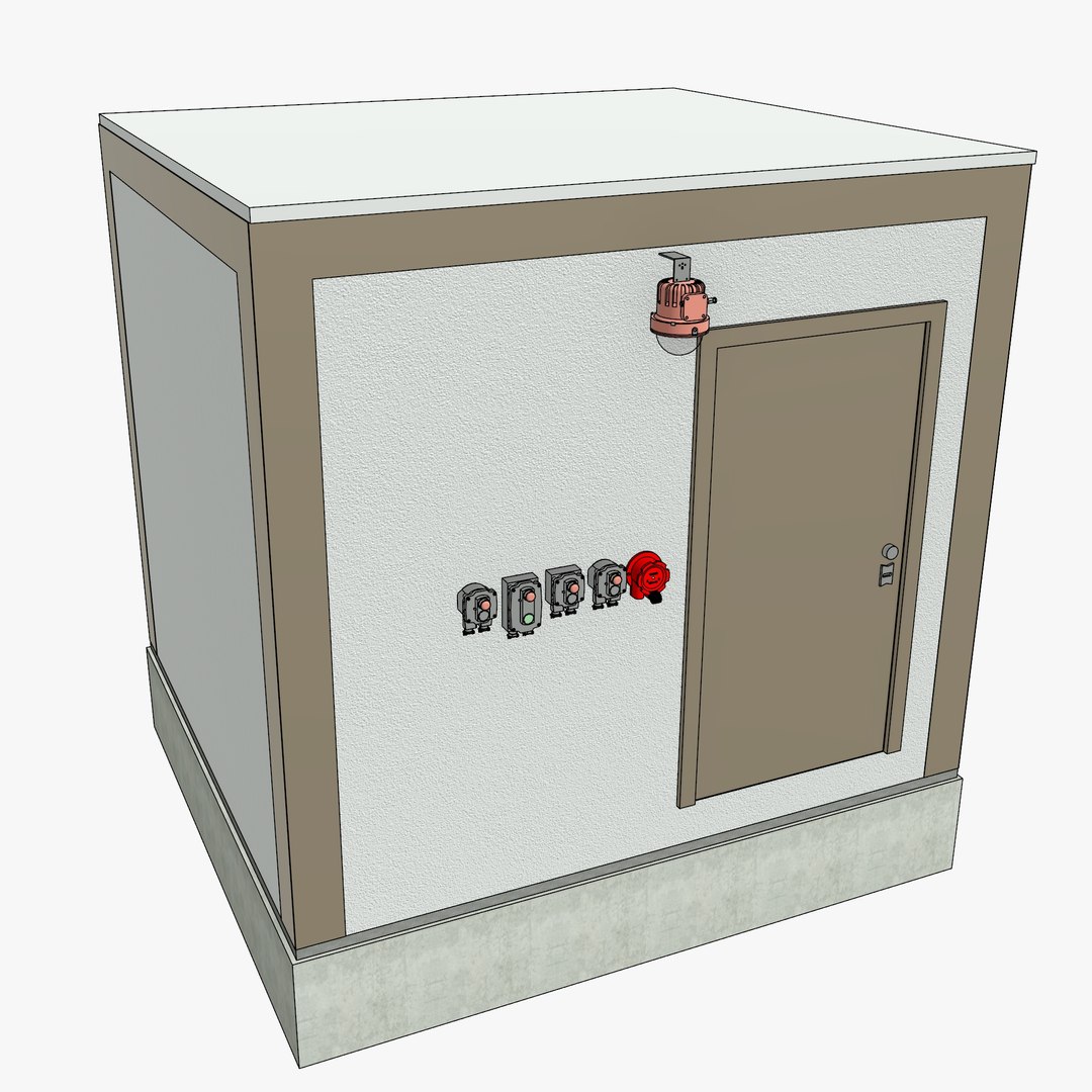 Oilfield Technological Block 3D - TurboSquid 2160625