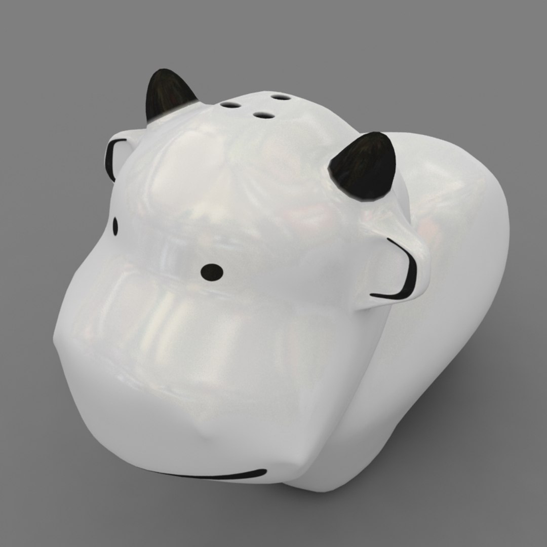 3d salt shaker model