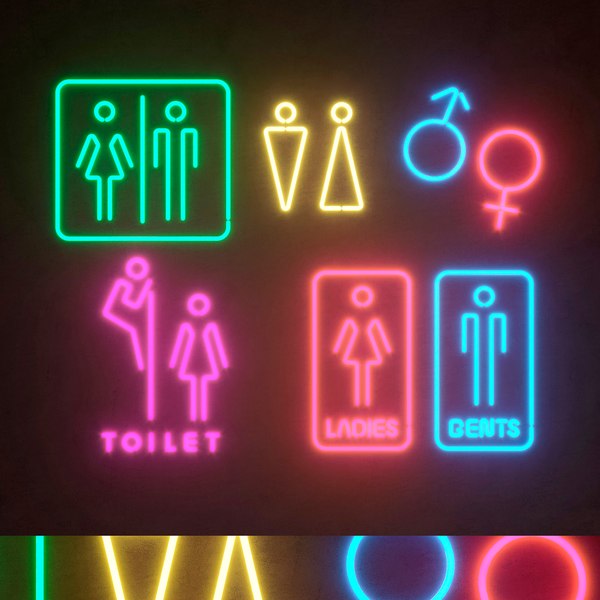 Toilet Sign 3D Models for Download | TurboSquid