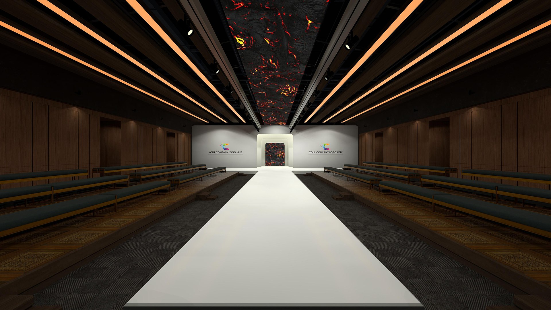3D Fashion Show Hall 01 - TurboSquid 2084677