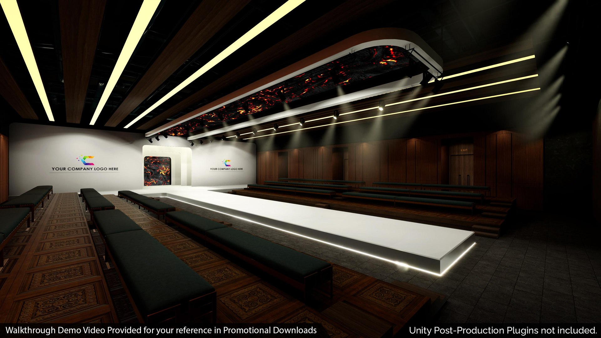 3D Fashion Show Hall 01 - TurboSquid 2084677