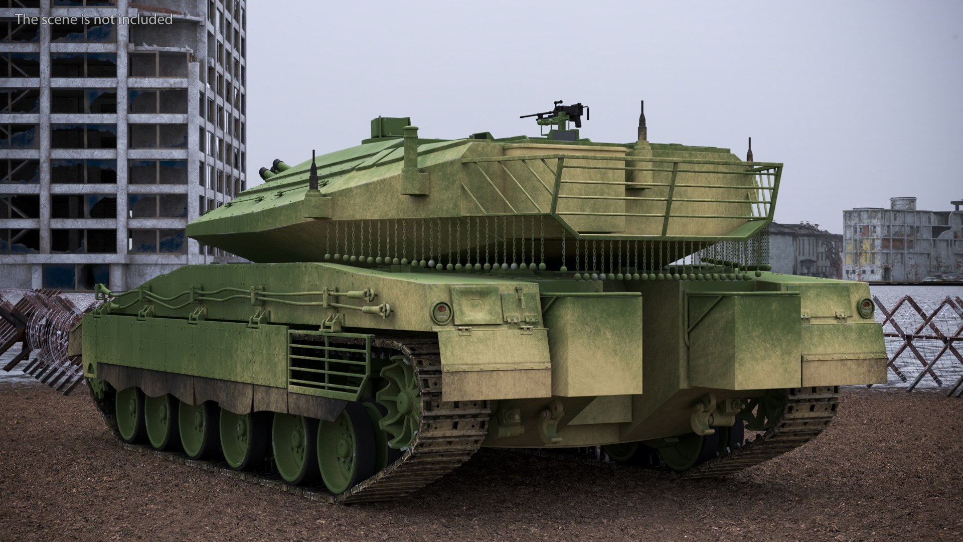 3D Main Battle Tank Merkava Mk IV - TurboSquid 2386199