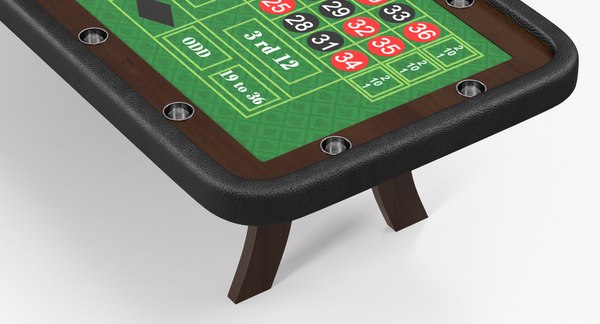 Casino roulette table 3D model - TurboSquid 1209678