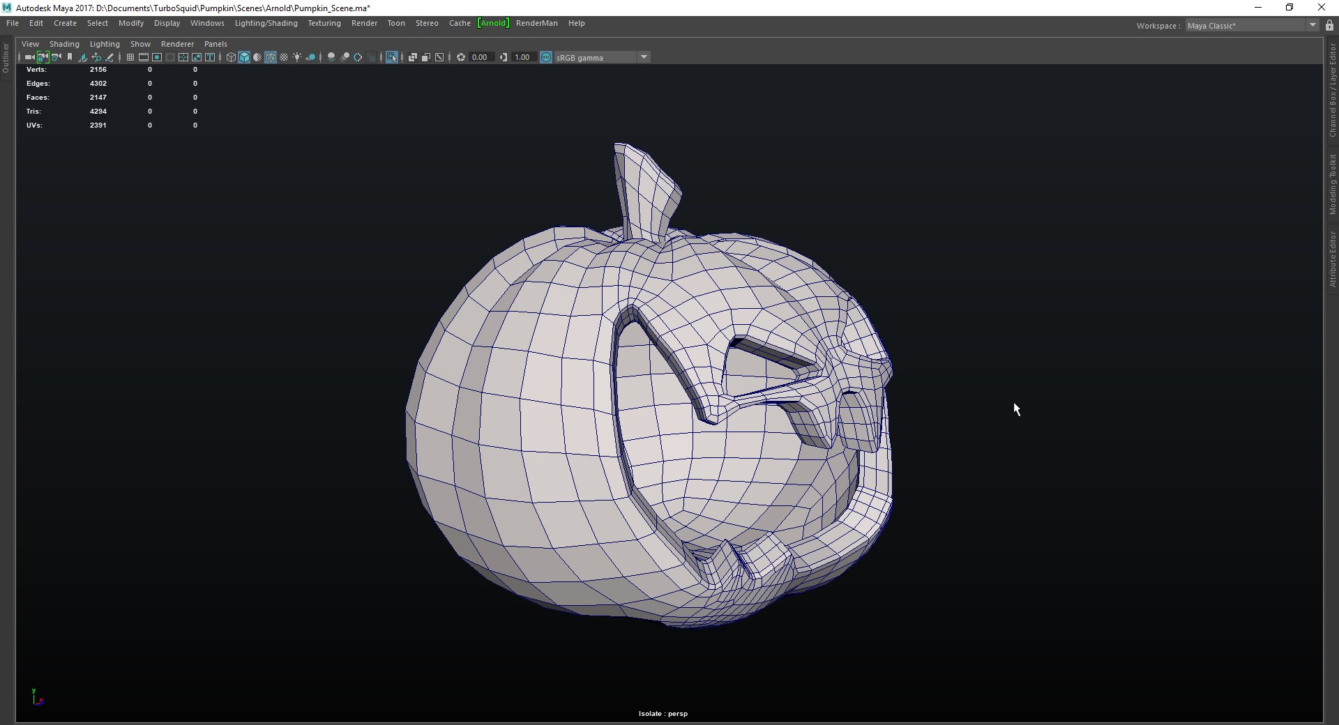 3D Halloween Pumpkin - TurboSquid 1206324