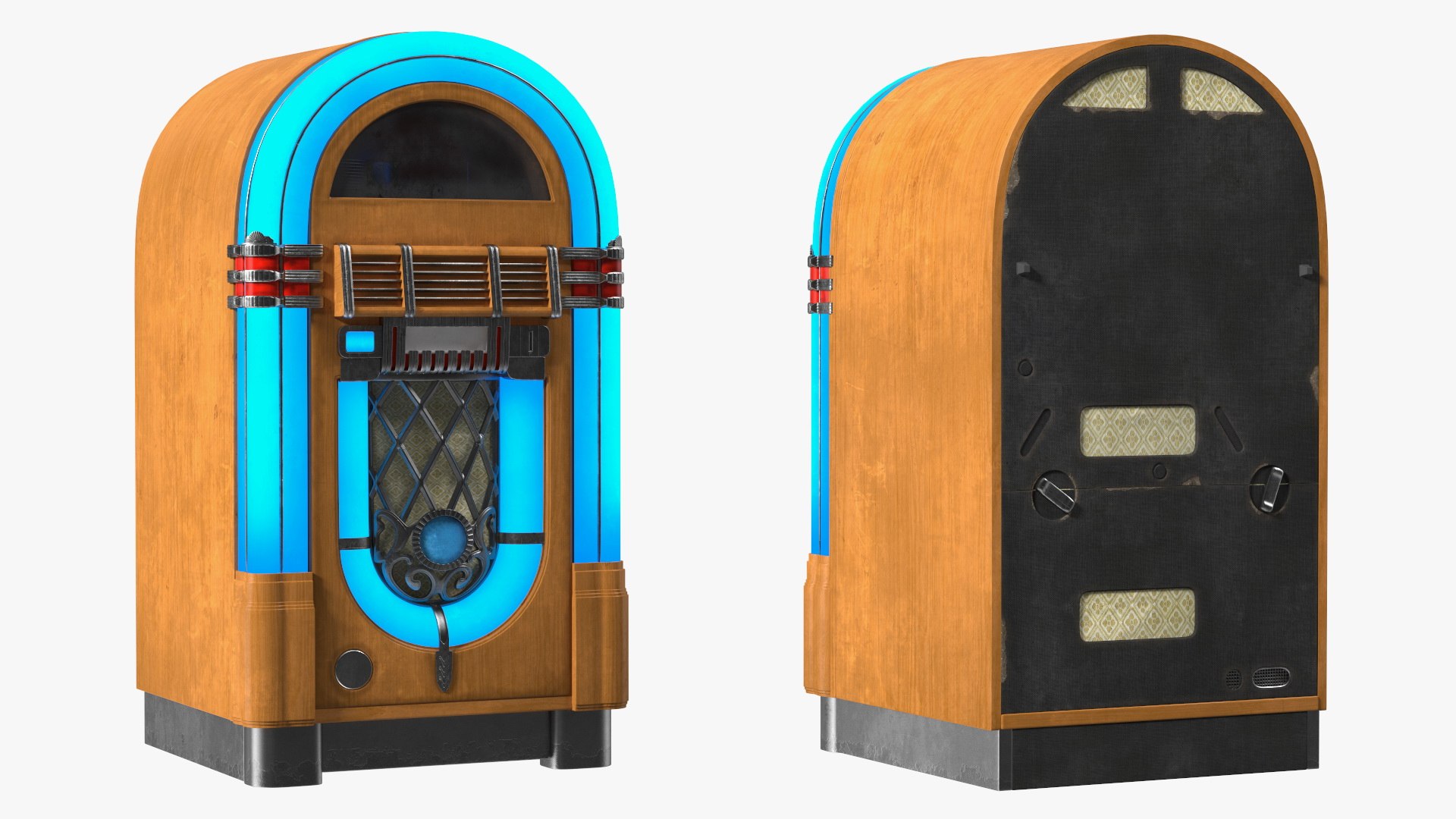 3D Retro Classic Jukebox Model - TurboSquid 2180071