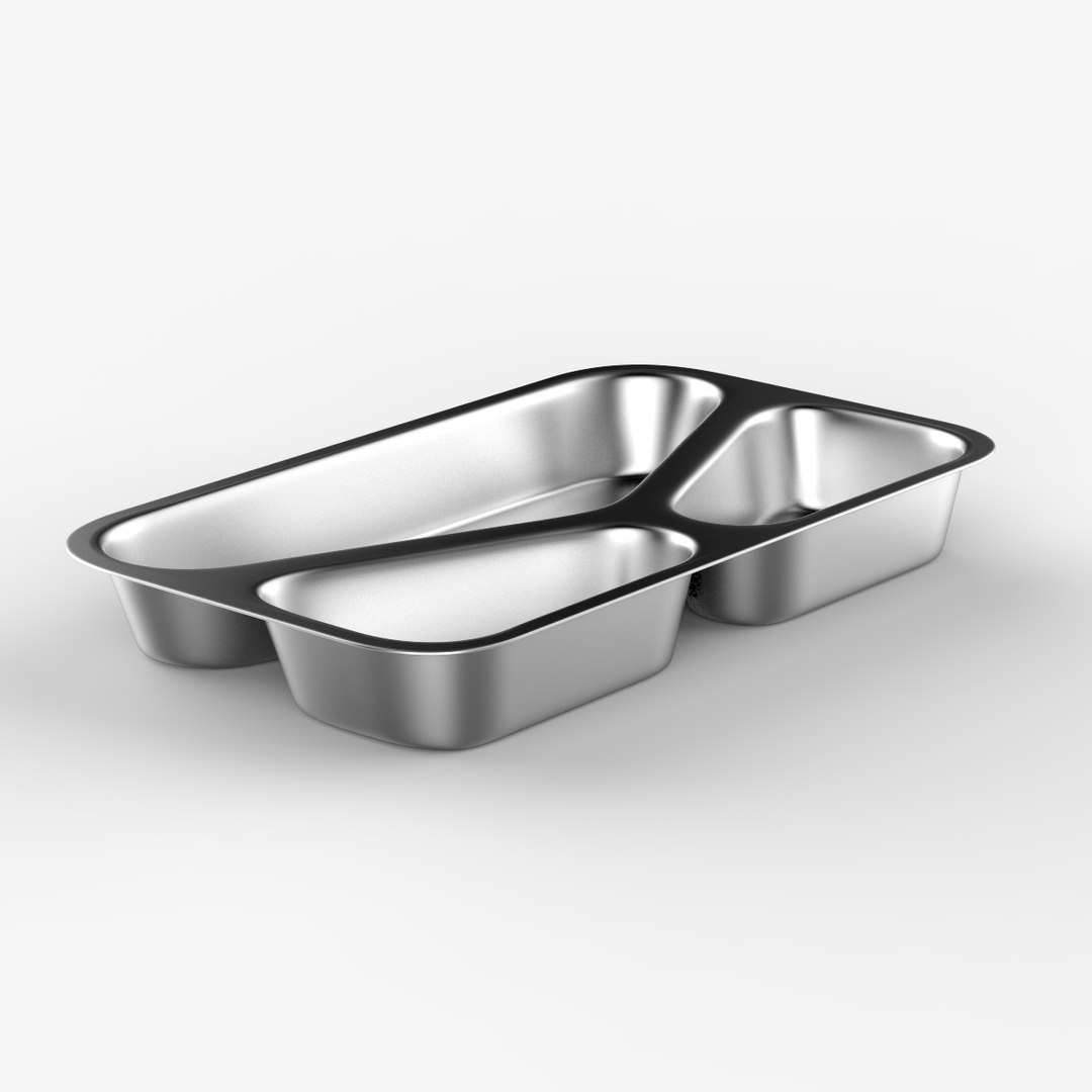 Meal tray v3 3D model - TurboSquid 1153506