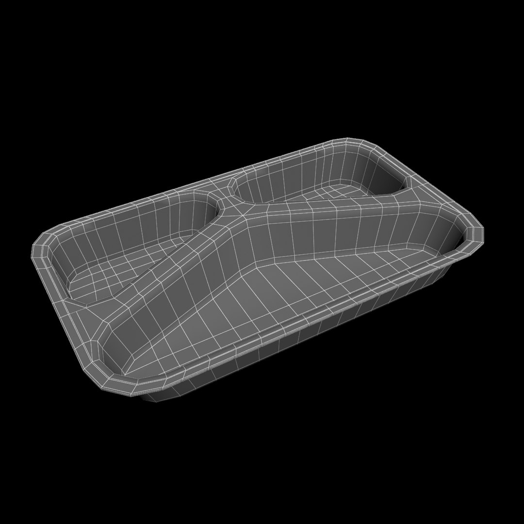 Meal tray v3 3D model - TurboSquid 1153506