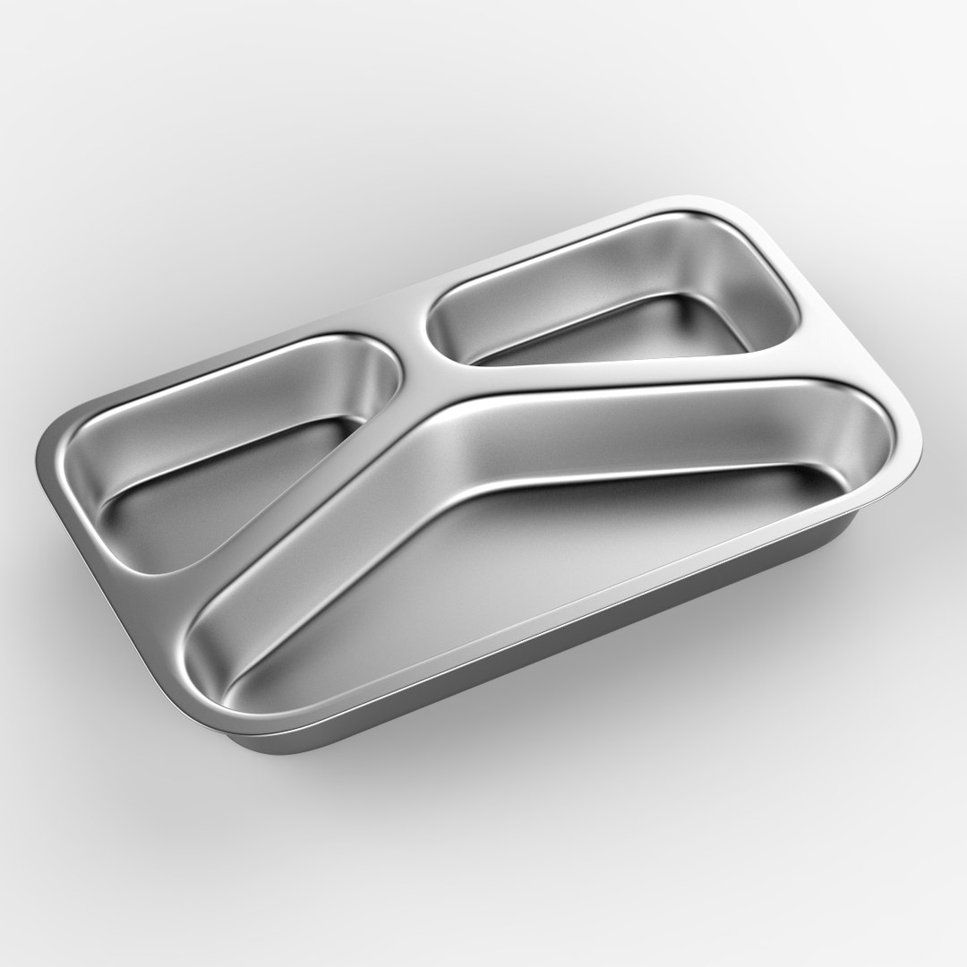 Meal tray v3 3D model - TurboSquid 1153506