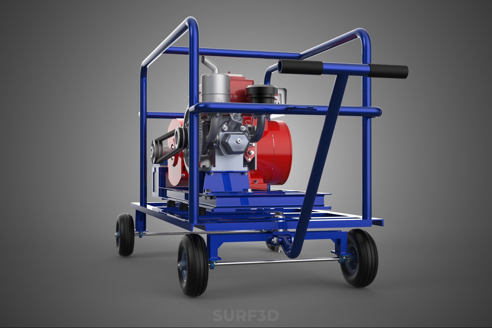 3D PORTABLE ELECTRIC VEHICLE EV CAR CHARGING SYSTEM POWER GENERATOR ...