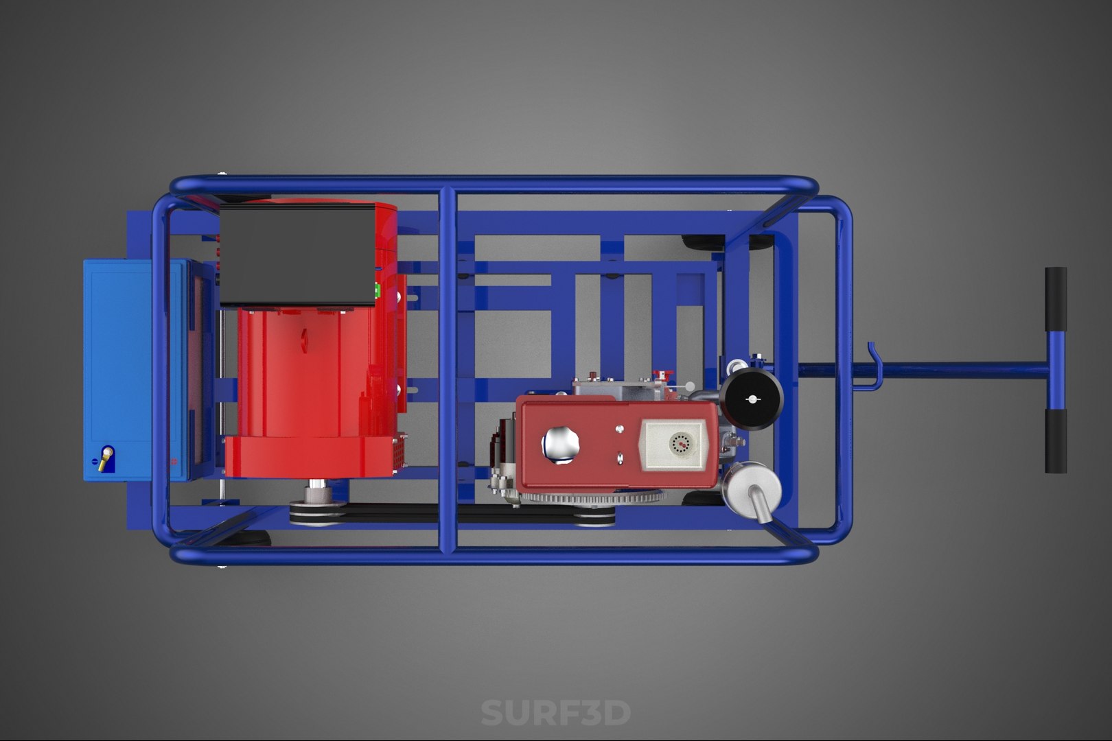 3D PORTABLE ELECTRIC VEHICLE EV CAR CHARGING SYSTEM POWER GENERATOR ...