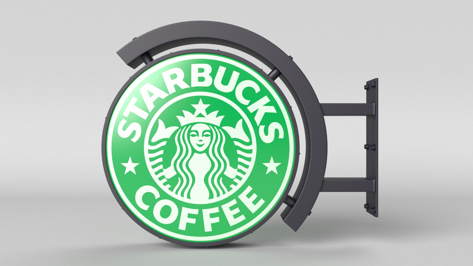 modelo 3d Starbucks Street Light - TurboSquid 2054787