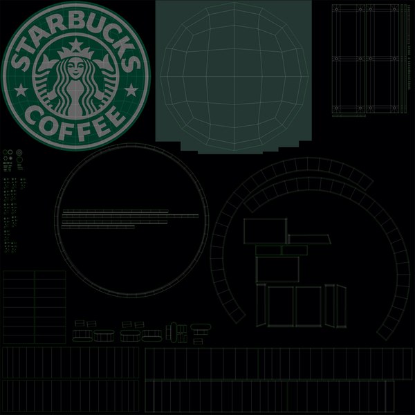 modelo 3d Starbucks Street Light - TurboSquid 2054787