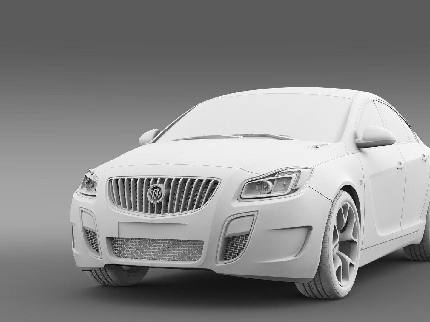 3d Model Buick Regal Gs Concept
