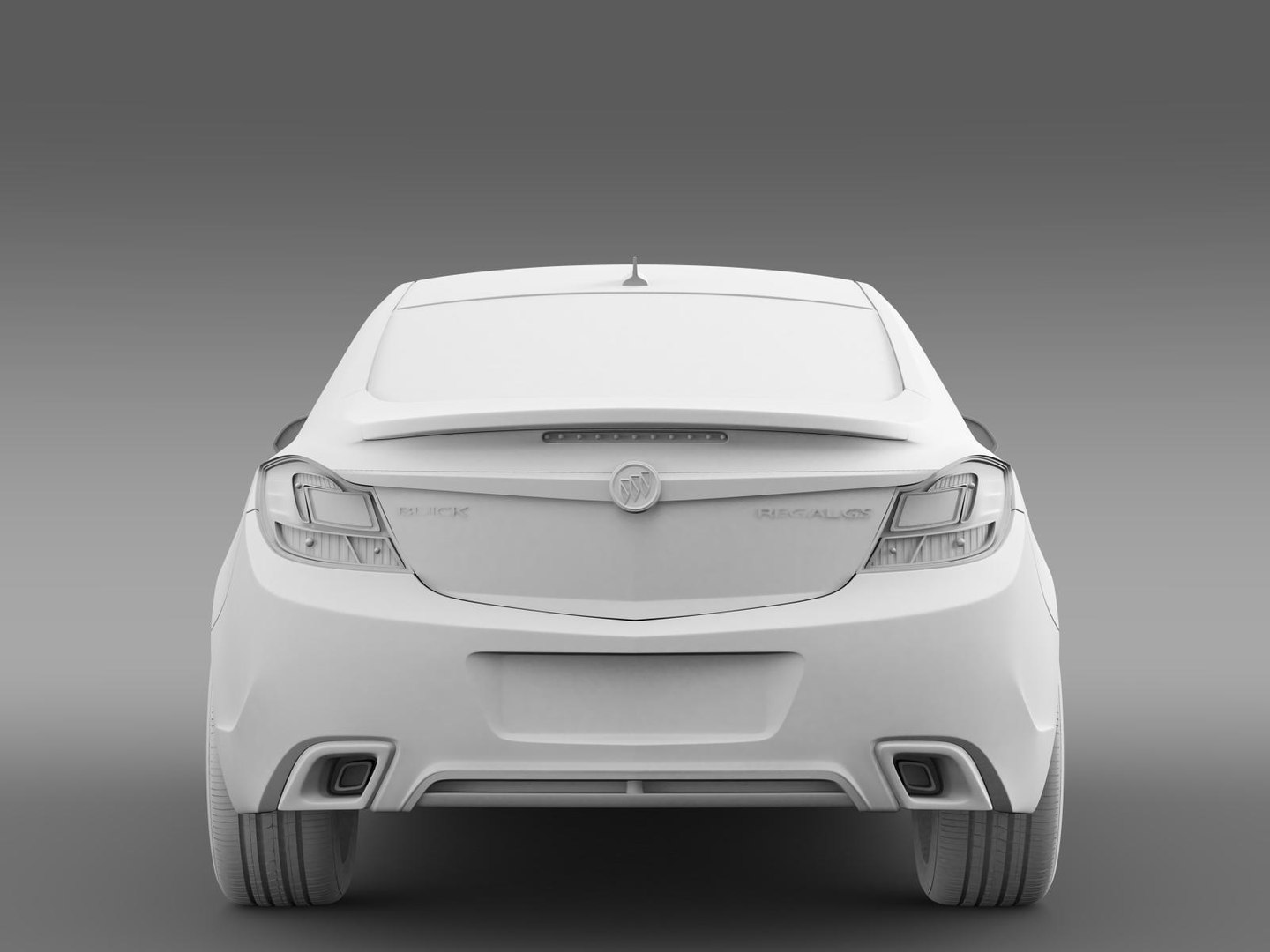 3d Model Buick Regal Gs Concept
